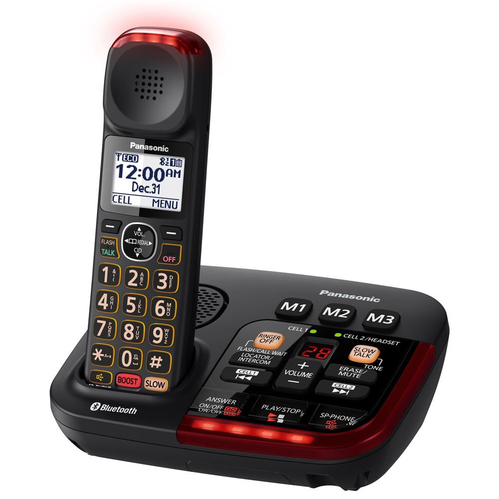 Panasonic Link2Cell KX-TGM430B Amplified Bluetooth Phone - Vaughn ...