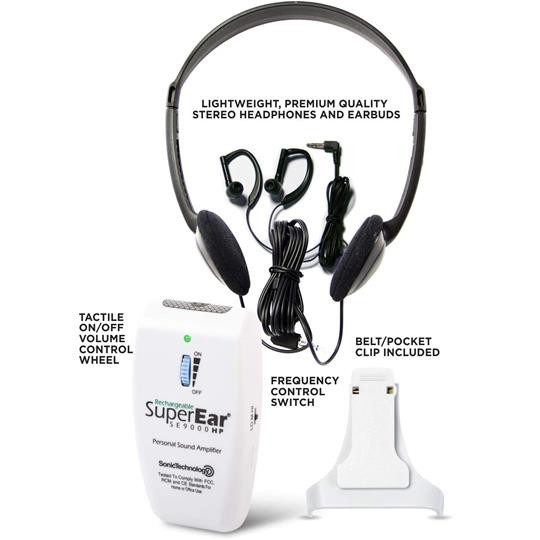 SuperEar SE9000HP Rechargeable Personal Sound Amplifier - Vaughn ...