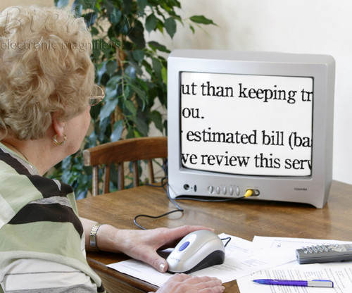 Easy to use Hand-Held Low Vision Video Magnifiers