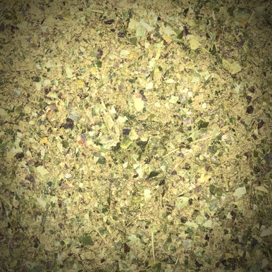 Crushed leaf tea l'herbe verte