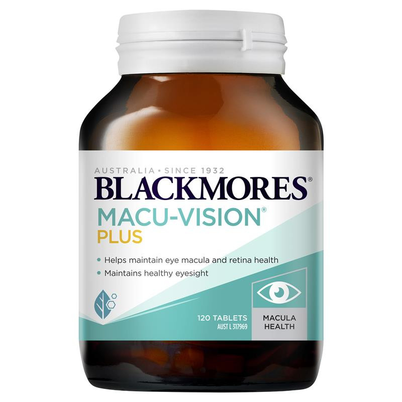 Blackmores Macu Vision Plus 120 Tablets - Australian Healthcare Direct