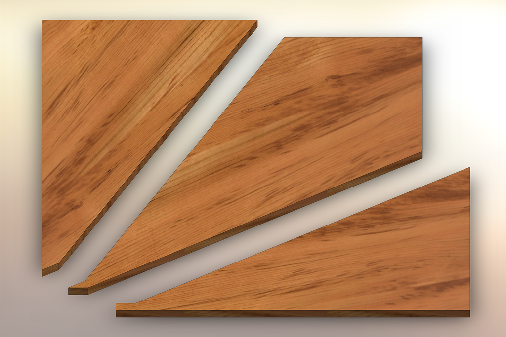 Burmese Teak Winder Treads