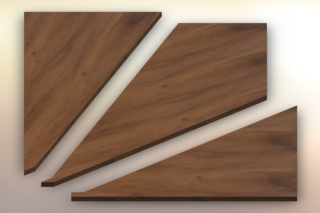 Steamed Walnut Winder Treads