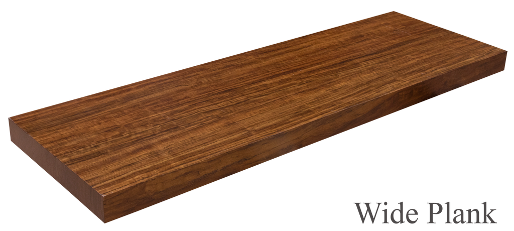 Shedua Floating Shelf - Hardwood Lumber Company