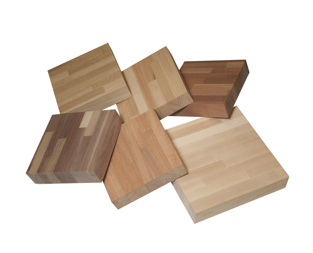 Blended Grain Butcher Block Sample - Hardwood Lumber Company