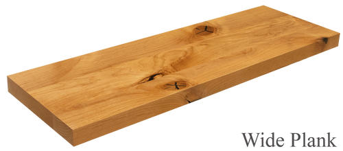 Knotty Alder Floating Shelf - Hardwood Lumber Company