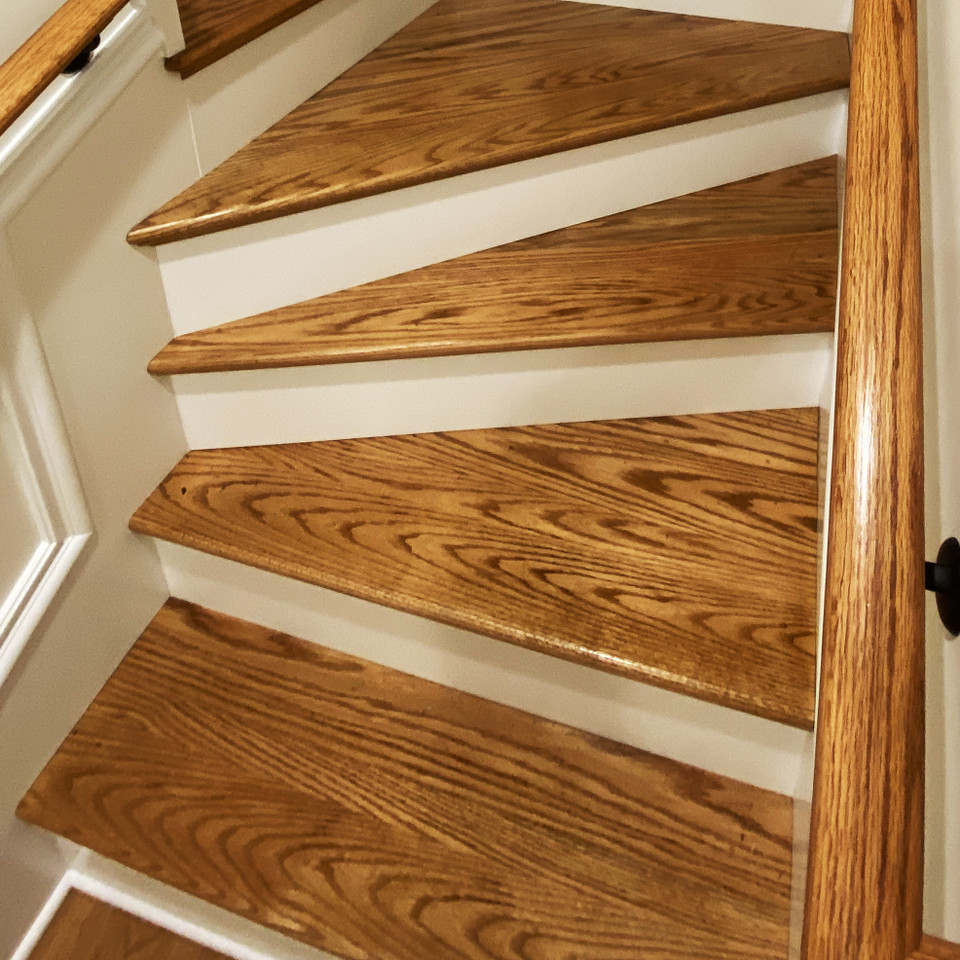 Custom Wood Winder Treads | Hardwood Lumber Company