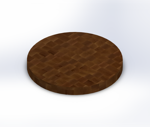 Birch Round Butcher Block Countertop End Grain - Hardwood Lumber Company