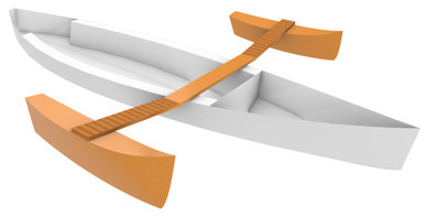 Drop-in Outriggers for Canoes & Kayaks Plans PDF - Duckworks