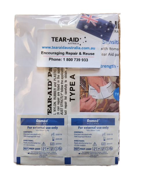 Repair Solutions - Tear Aid Type A - Repair Patches - The North Pole Shoppe