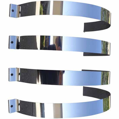 Peterbilt Air Cleaner Straps 2.5" Stainless Steel Set