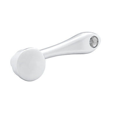 Chrome Die-Cast Window Crank With 16-Spline 7/16” OD Adapter - Plain ...