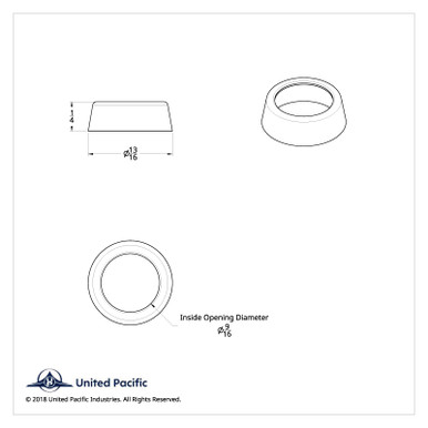 Chrome Plastic Toggle Switch Nut Cover For Freightliner (Card Of 6 ...