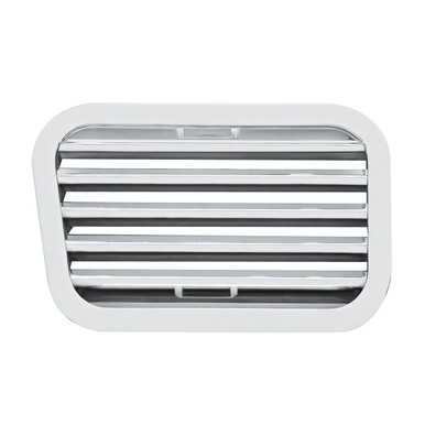 Chrome A/C Defroster Vent Kenworth W900 T800 Driver Side