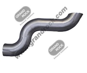 5" Chrome Dump Truck Exhaust Stack 29.5" - Heavy Duty