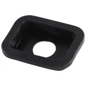 Black PVC Grommet Small Rectangular Truck Lights | Secure