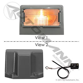 Chrome License Light Kit - Semi Truck DOT Approved Parts