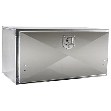 Heavy Duty Chrome Tool Box 24x24x36 - Semi Truck Storage