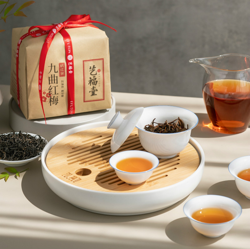 EFUTON Brand Jiu Qu Hong Mei Red Plum Black Tea 200g - Dragon Tea House