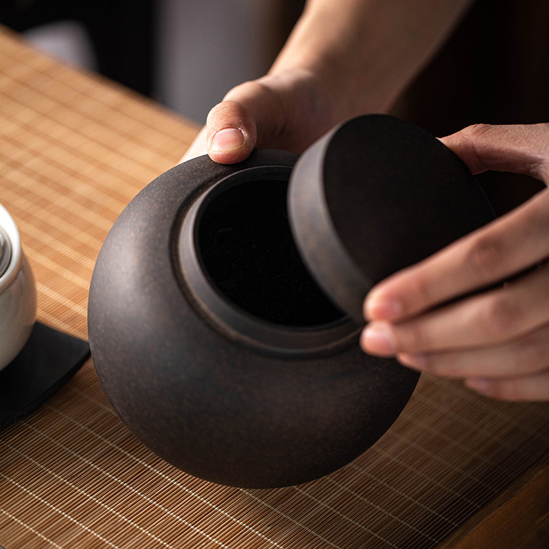 Gu Tong Ni Yixing Clay Food Container Tea Caddy - Dragon Tea House