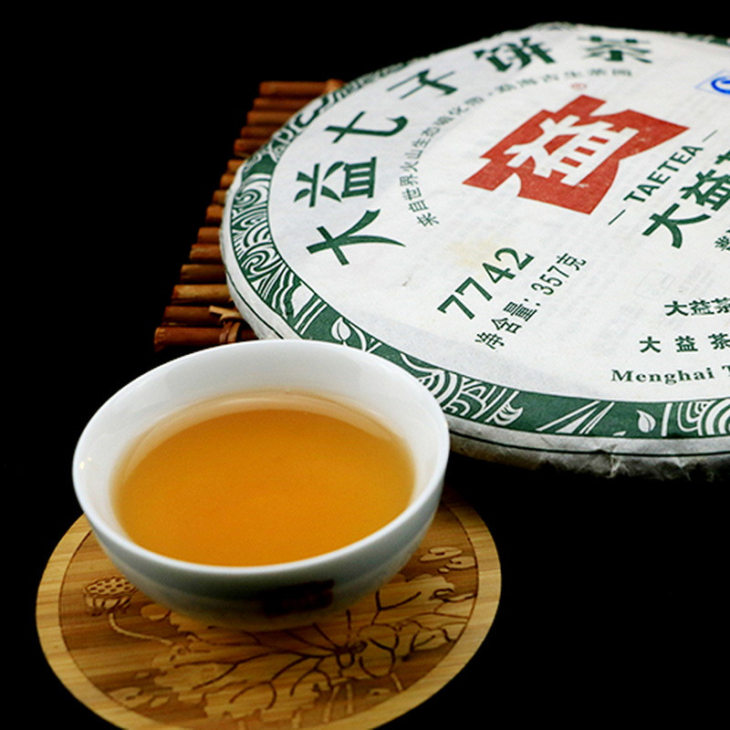 TAETEA Brand 7742 Pu-erh Tea 2011 357g Raw - Dragon Tea House
