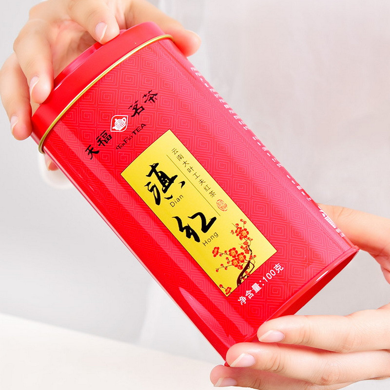 TenFu's TEA Brand Zhen Pin Dian Hong Yunnan Black Tea 100g - Dragon Tea ...