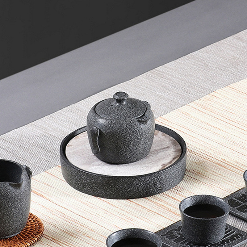 Handmade Stone Teapot Binaural 150ml - Dragon Tea House