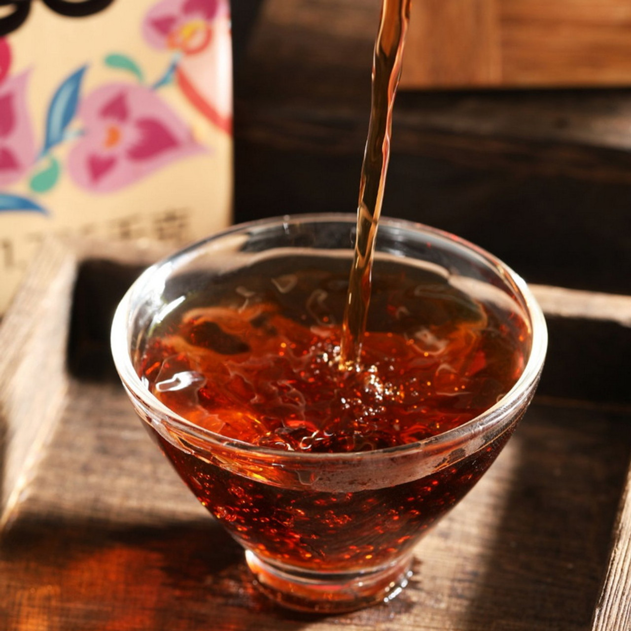 HAIWAN Brand Yi Wu Ancient Tree Pu-erh Tea Cake 2023 357g Ripe - Dragon Tea House