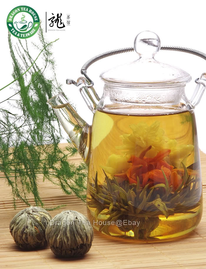 4 Random Types Blooming Tea - Dragon Tea House