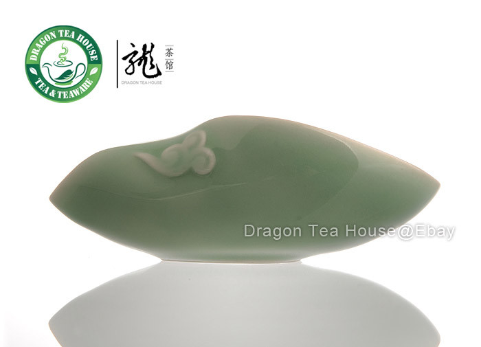 Plum Green Celadon Cha He * Tea Presentation Vessel - Dragon Tea House