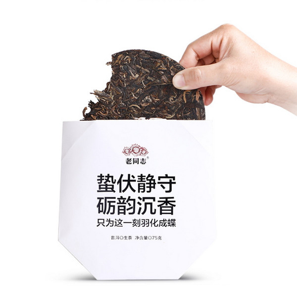 HAIWAN Brand Die Xian Pu-erh Tea Flake 2022 375g Raw - Dragon Tea House