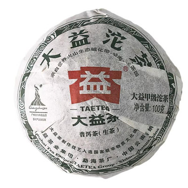 TAETEA Brand Jia Ji Pu-erh Tea 2010 100g Raw - Dragon Tea House