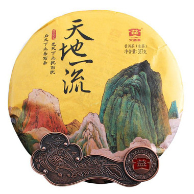 TAETEA Brand Tian Di Yi Liu Pu-erh Tea 2017 357g Raw - Dragon Tea House