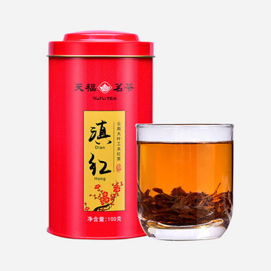 TenFu's TEA Brand Zhen Pin Dian Hong Yunnan Black Tea 100g - Dragon Tea ...
