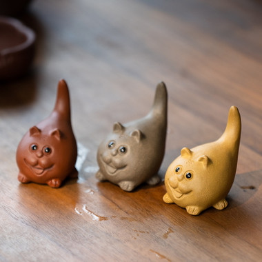 Handmade Yixing Zisha Clay Tea Pet Dou Zhi Ang Yang - Dragon Tea House