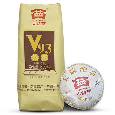 TAETEA Brand V93 Pu-erh Tea Tuo 2022 500g Ripe - Dragon Tea House