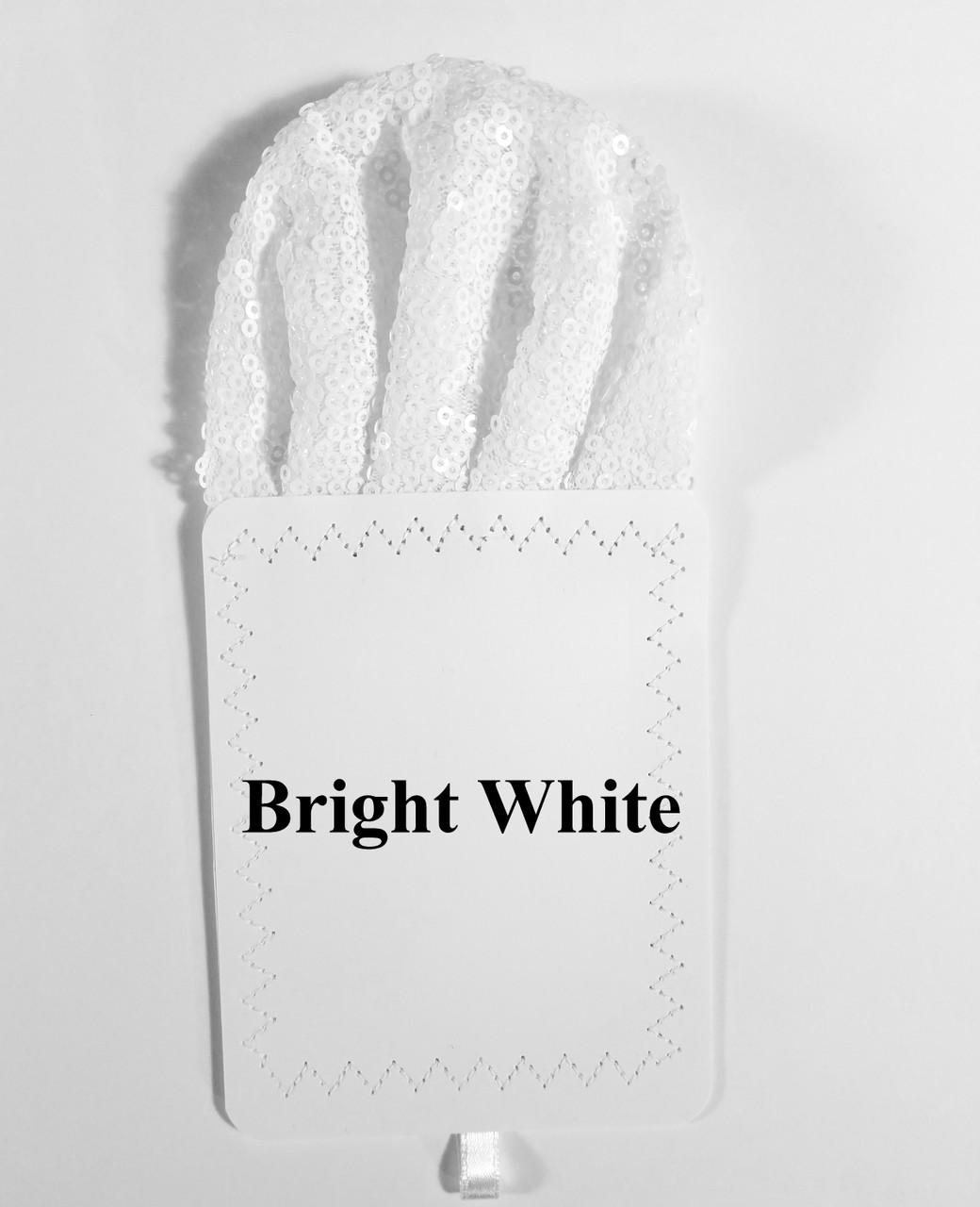 Men's Sequin Pre-Folded Pocket Square Insert - Bright White - Vavra's ...