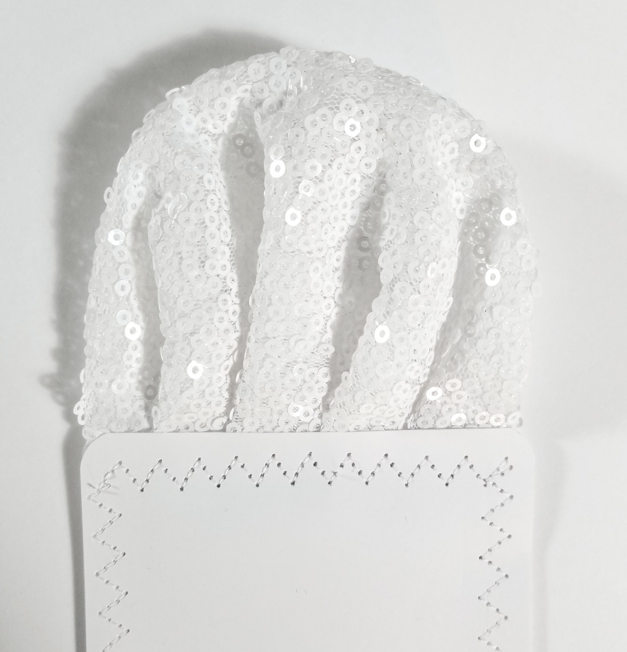 Men's Sequin Pre-Folded Pocket Square Insert - Bright White - Vavra's ...