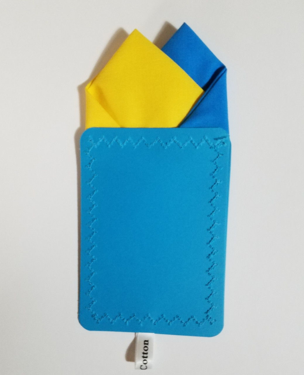 Ukraine Flag Color - Men's Cotton Pre-folded Pocket Square Handkerchief ...