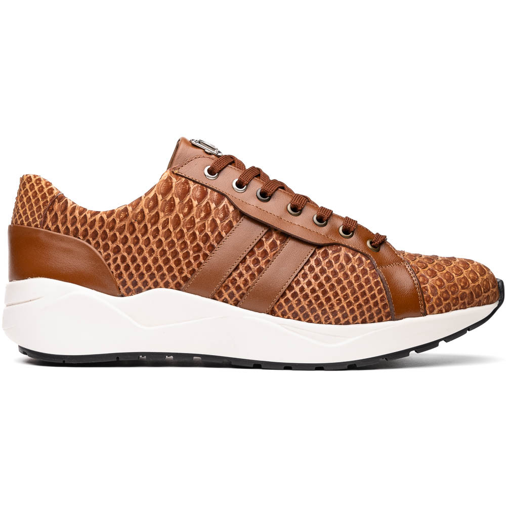 Marco di Milano Genuine Sueded Python Sneaker - Honey - Vavra's Menswear