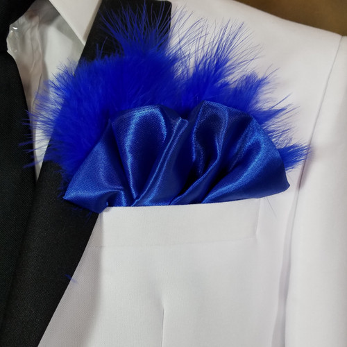 Genuine Feathers Pocket Square Insert