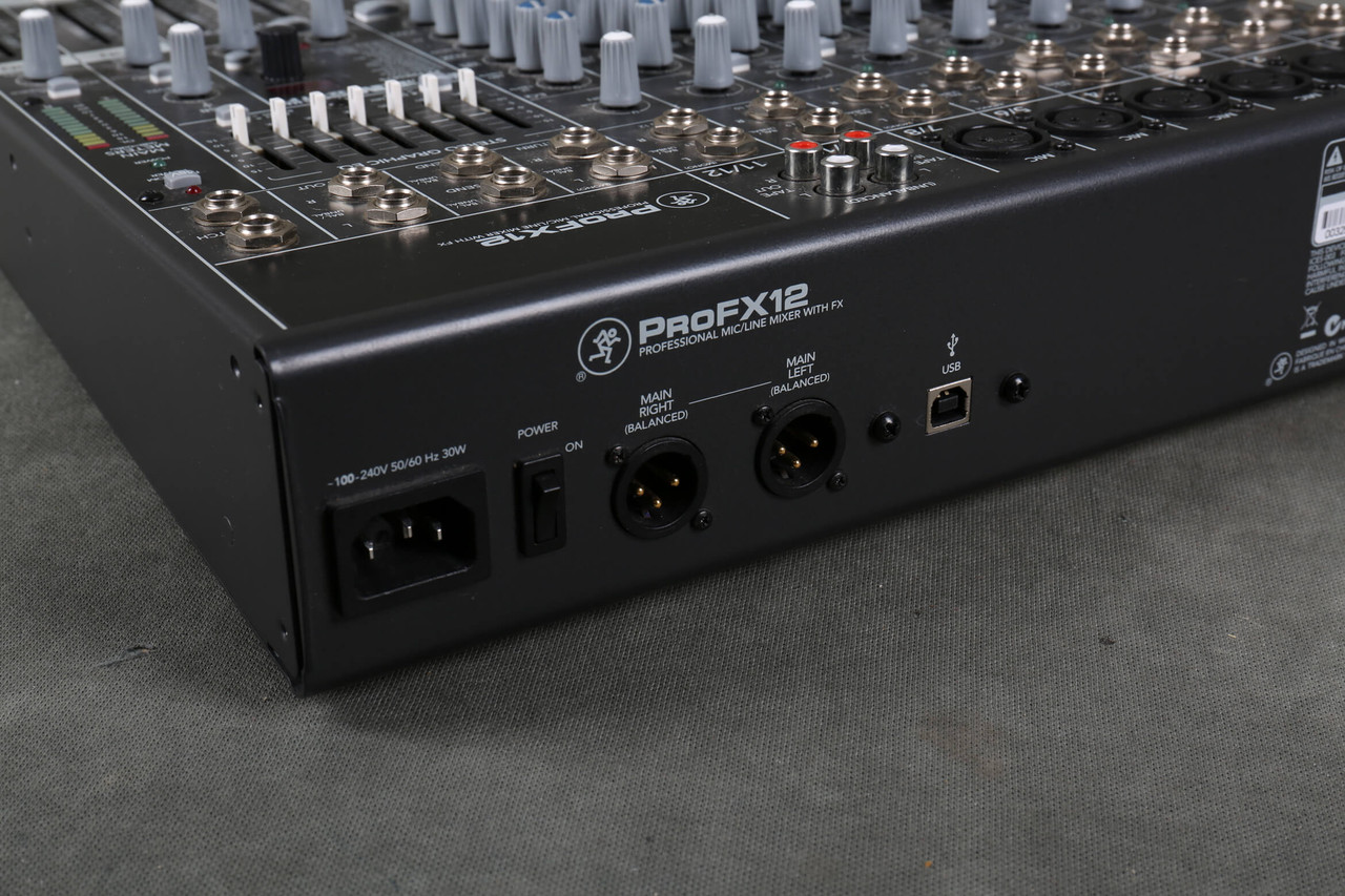 Mackie ProFX12 USB Mixer 2nd Hand | Rich Tone Music