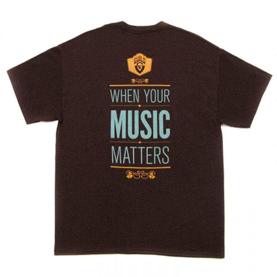 Guild Music Matters T-Shirt - Brown - M