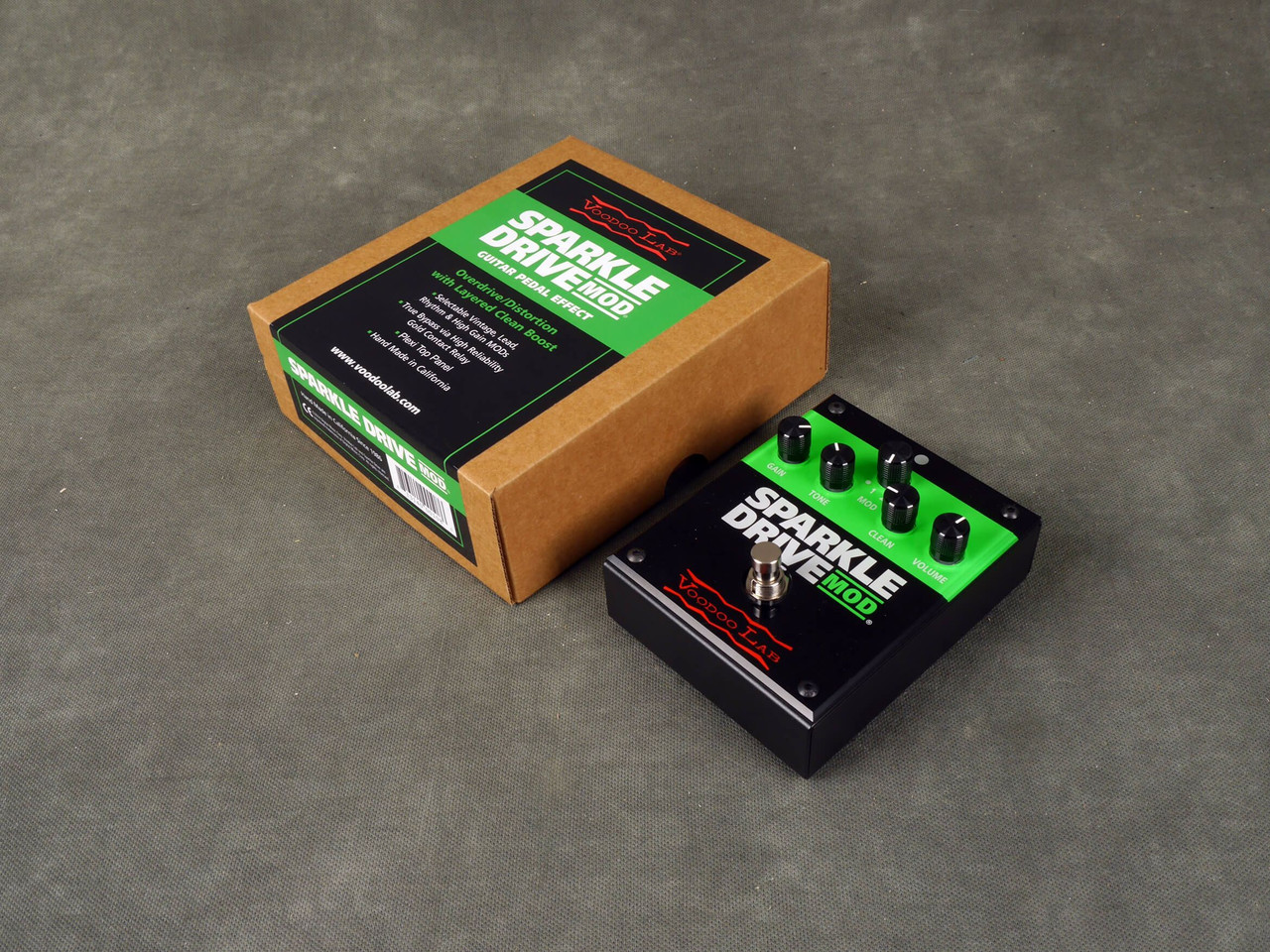 Voodoo Labs Sparkle Drive Mod Overdrive FX Pedal w/Box - 2nd Hand