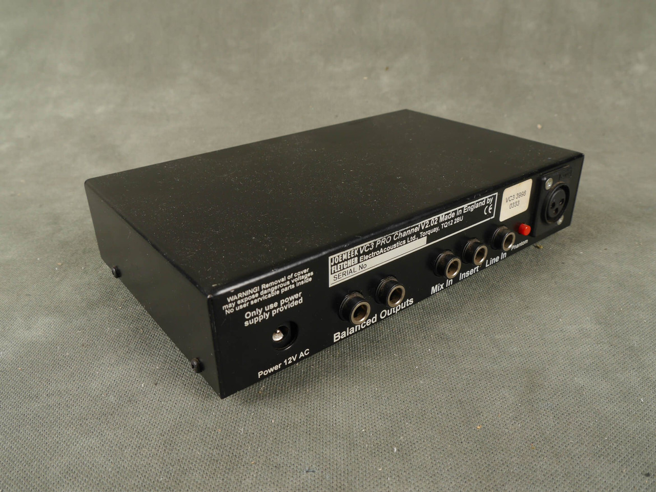 Joe Meek VC3 Pre Amp Compressor Enhancer & PSU - 2nd Hand