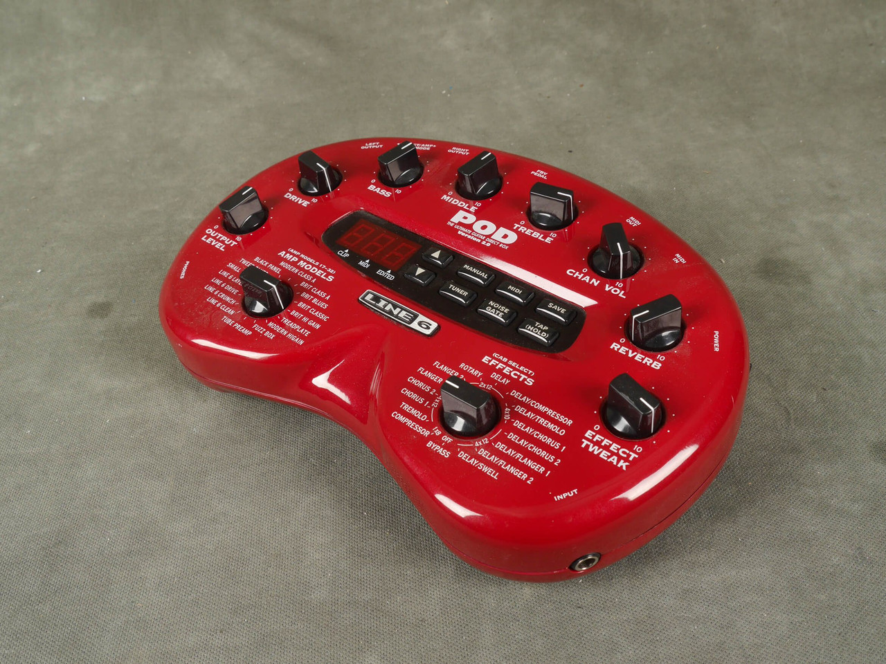 Line 6 Pod V2 Multi-FX Unit w/PSU - 2nd Hand