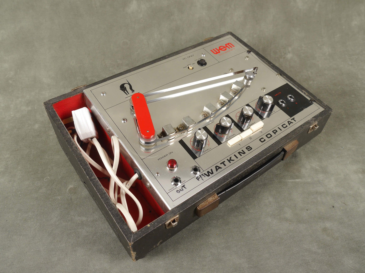 WEM Watkin Copicat Mk4 Tape Echo FX Unit w/Case - 2nd Hand **COLLECTION ...