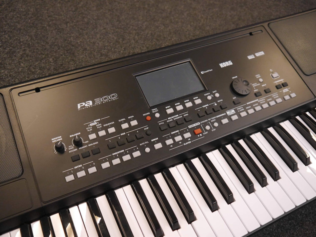 Korg PA300 Arranger Keyboard & PSU - 2nd Hand