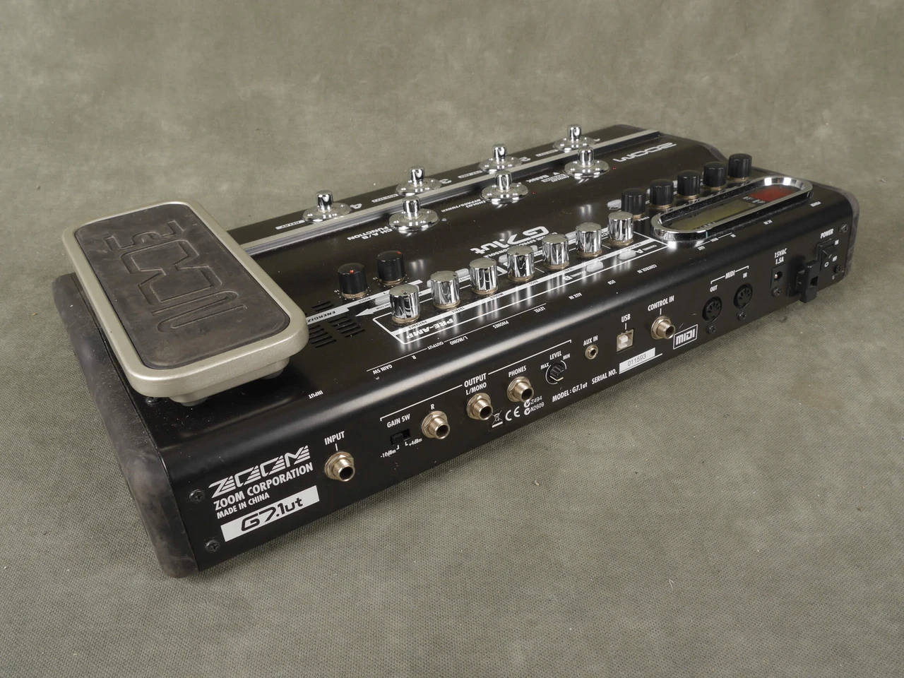 Zoom G7.1ut Guitar Effects Console FX Pedal - 2nd Hand