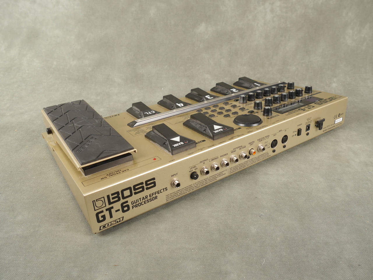 Boss GT-6 Multi FX Pedal w/PSU & Manual - 2nd Hand